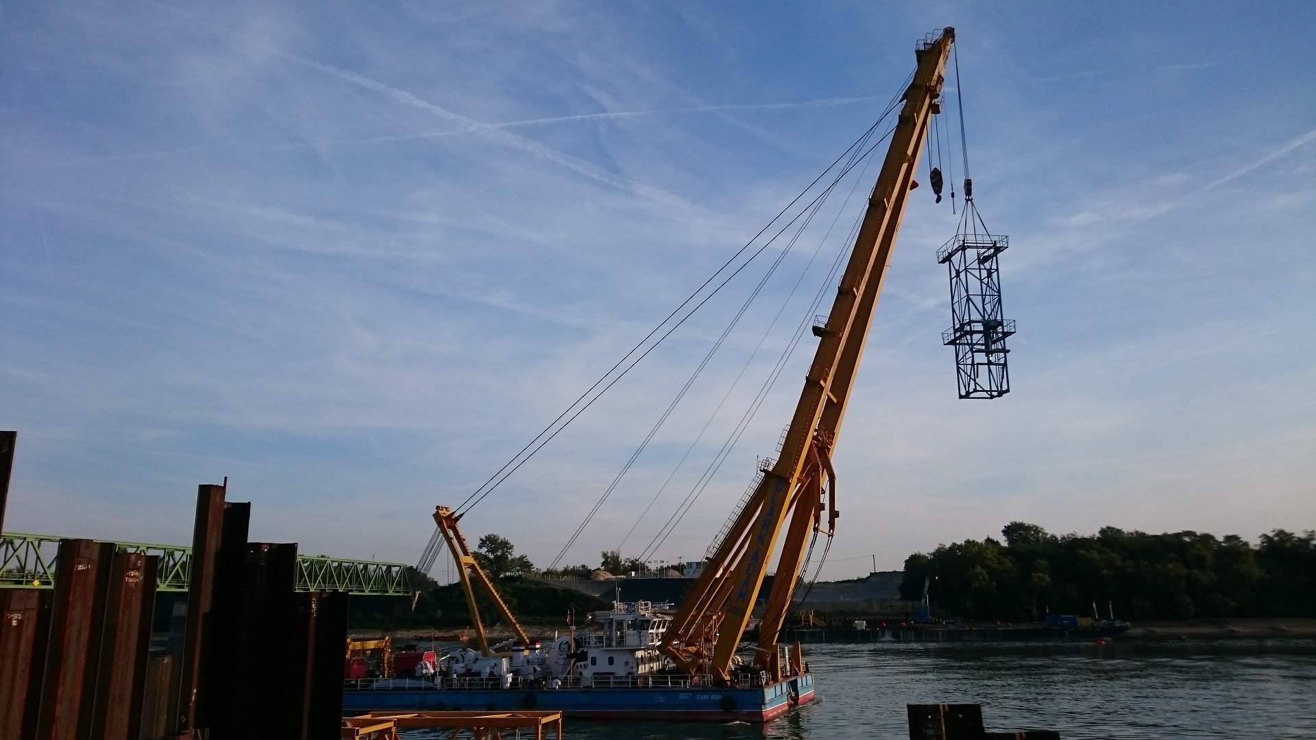 Construction of the bridge in Komárno 2019 - Kranimex, Prague, Czech ...